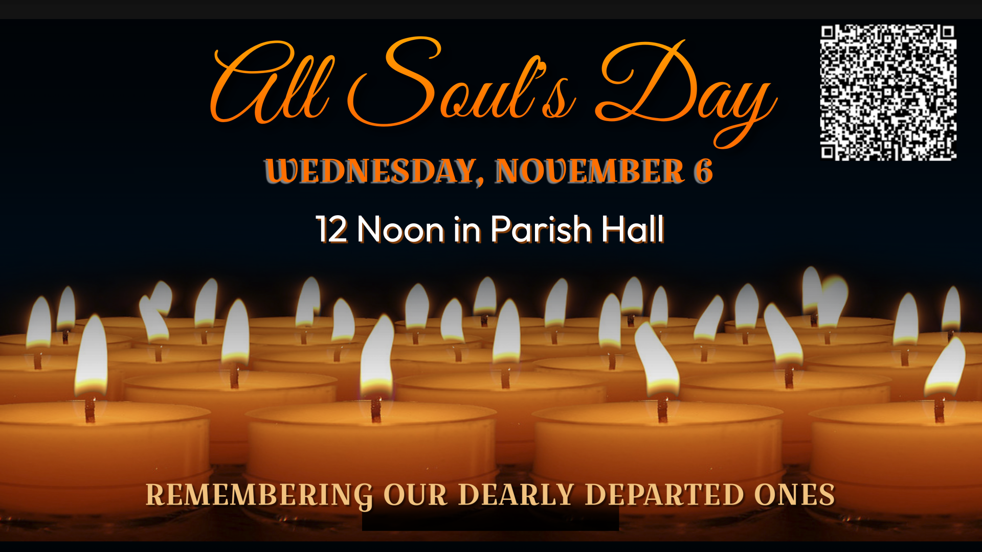 All Souls Service - Wed, Nov 6th - Noon - Holy Innocents' Episcopal Church