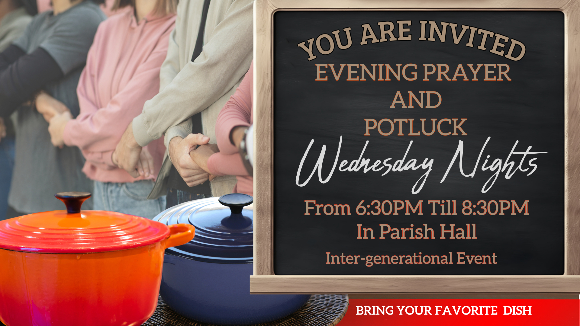 Prayer & Potluck-Wednesday Evenings - Holy Innocents' Episcopal Church