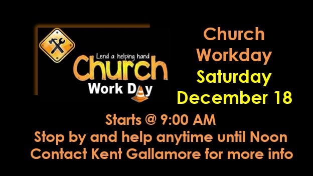 Church Workday 12/18 - Holy Innocents' Episcopal Church